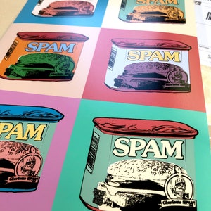 Warhol Spam Pop Art Print: Kitchen Wall Decor - Etsy