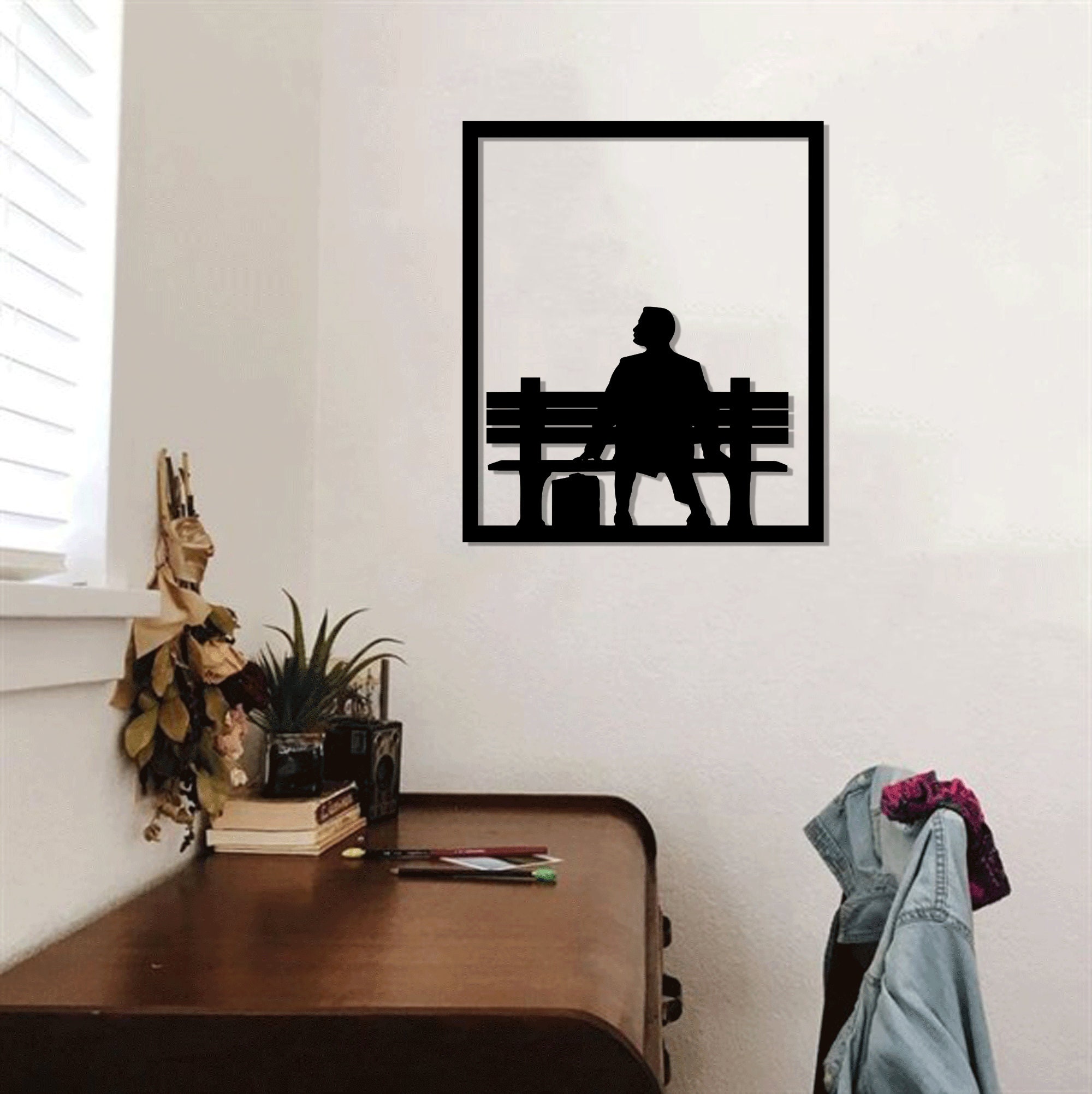 Forrest Gump Wall Art Laser Cut Svg Dxf Pdf Silhouette File - Etsy Ireland