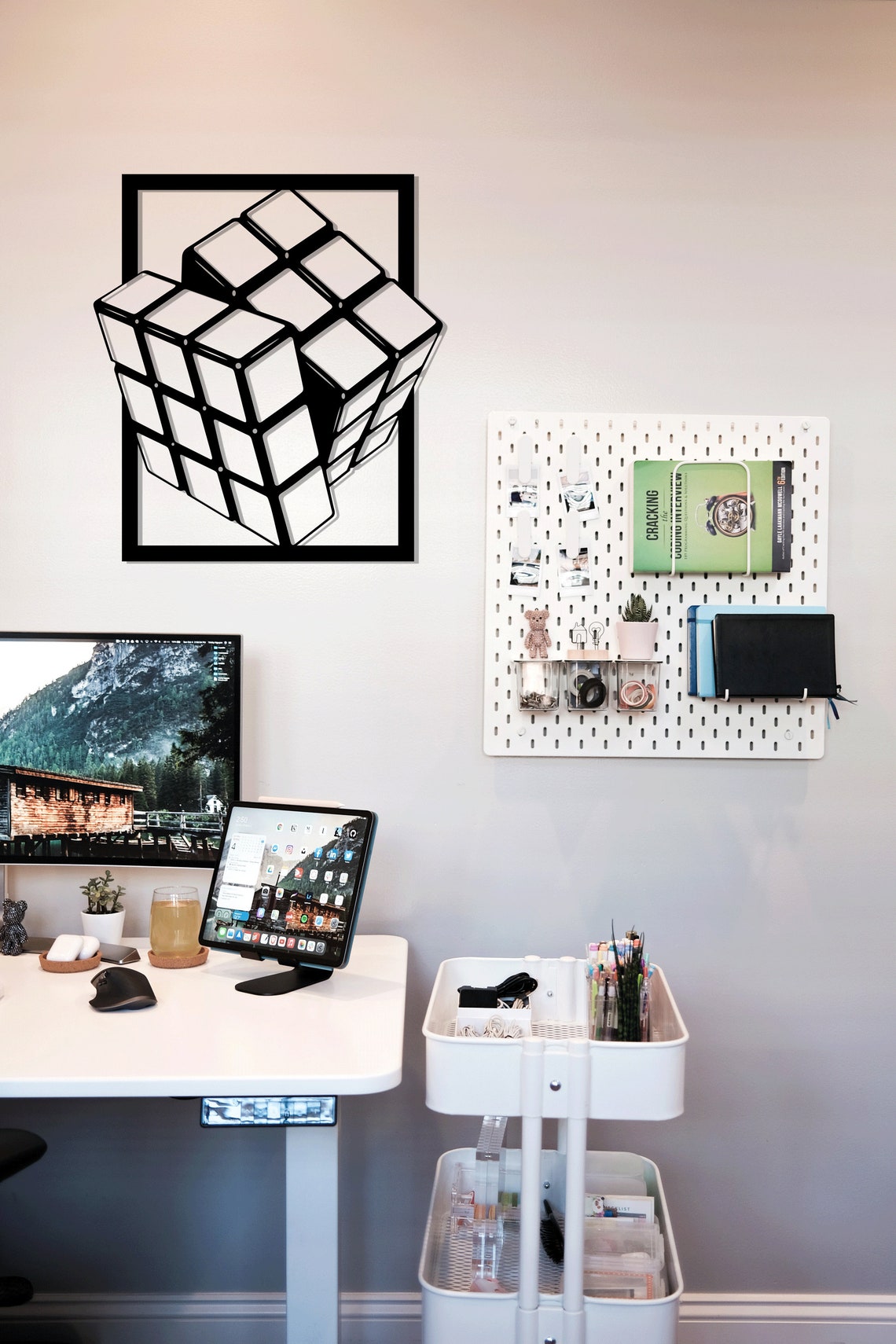 Rubik's Cube Cube Wall Art Laser Cut Svg Dxf Pdf - Etsy