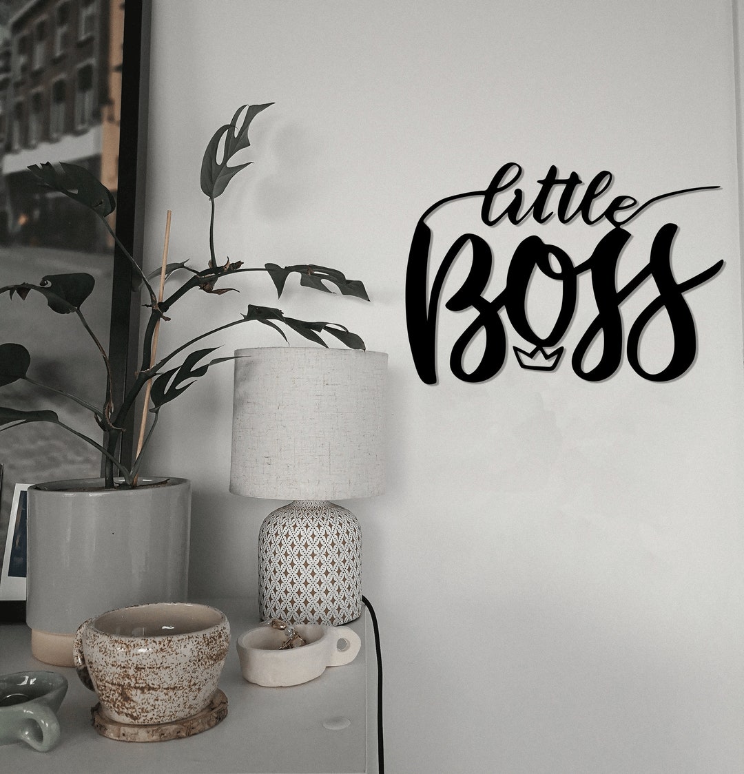 Little Boss Svg Laser Cut Files Dxf Glowforge Printable Wall - Etsy Canada