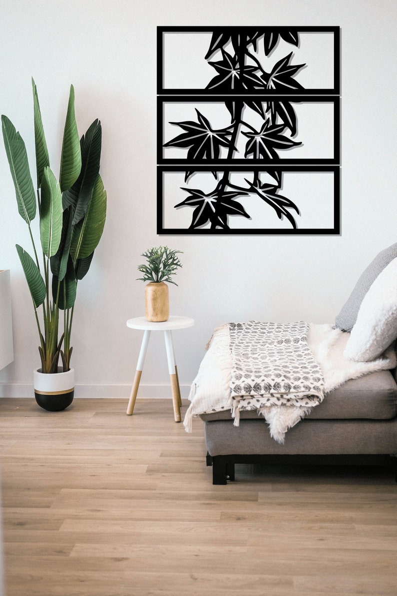 Leaves Plant Svg Laser Cut Files Dxf Glowforge Printable Wall - Etsy