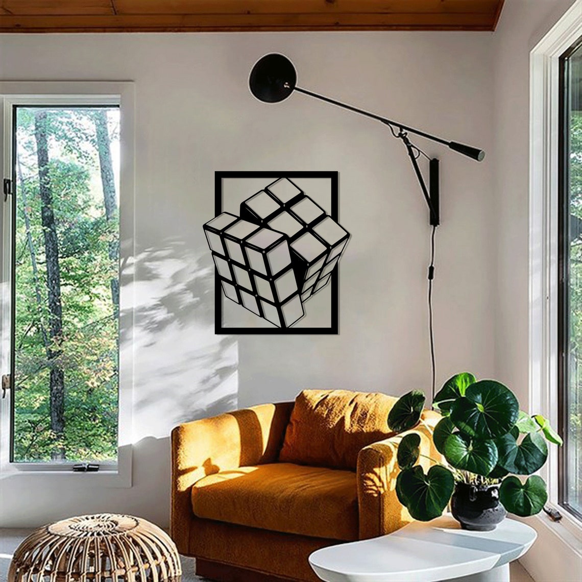 Rubik's Cube Cube Wall Art Laser Cut Svg Dxf Pdf - Etsy
