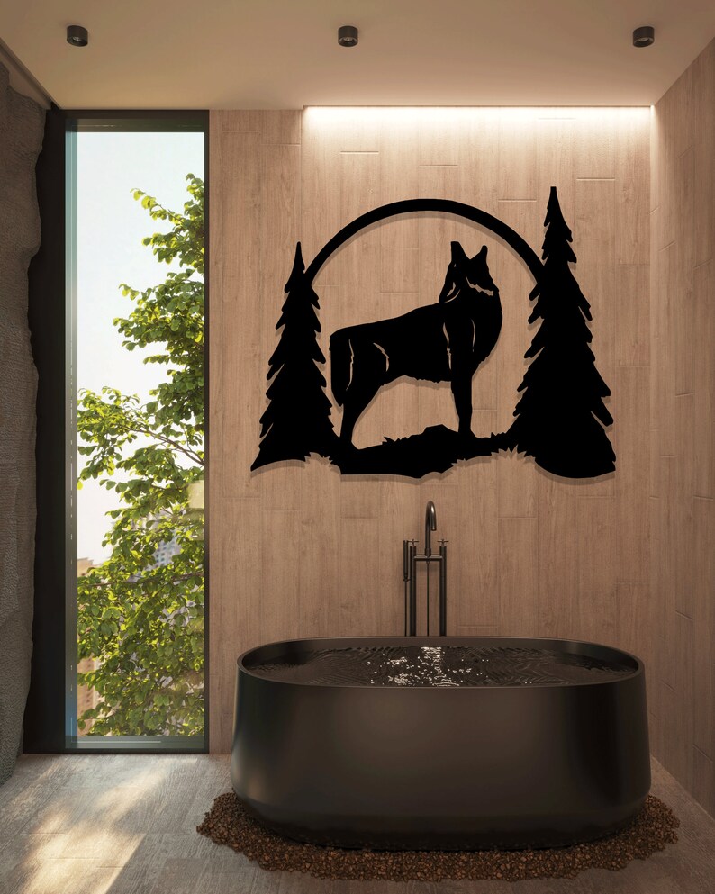 Howling Wolf Wolf Svg Laser Cut Files Dxf Glowforge Printable - Etsy