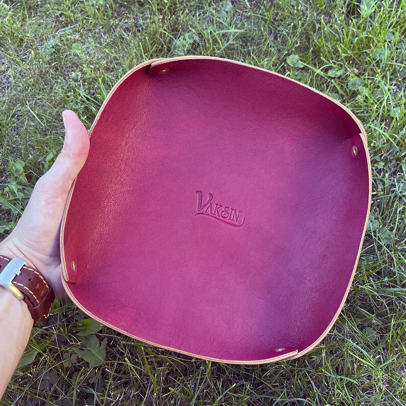 Stitchless Leather Panciu Tray PDF Pattern, Leather Tray Template ...