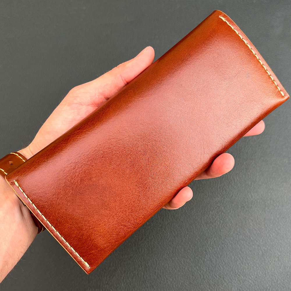 The Bonn Leather Wallet PDF Pattern, Long Wallet Pattern, Wallet ...