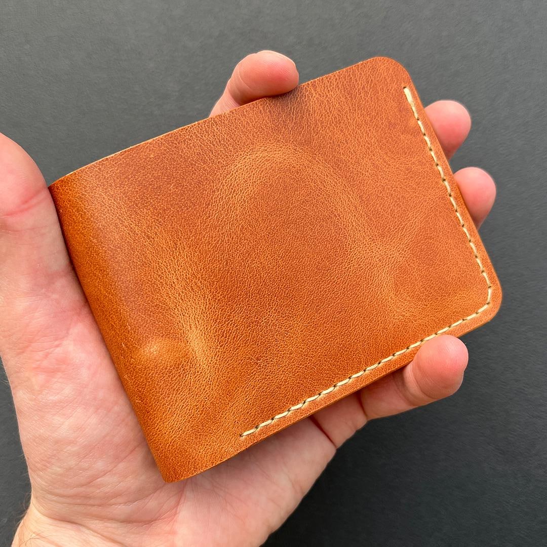 Handmade Leather Bifold Wallet /best Gift for Him & Her/vegetable ...