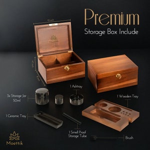 Premium Stash Box With Lock and Accessories, Rolling Trays, Grinder ...