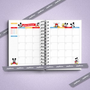 Mickey Planner / Agenda Perpetua / Medio Oficio / Planner En Español ...