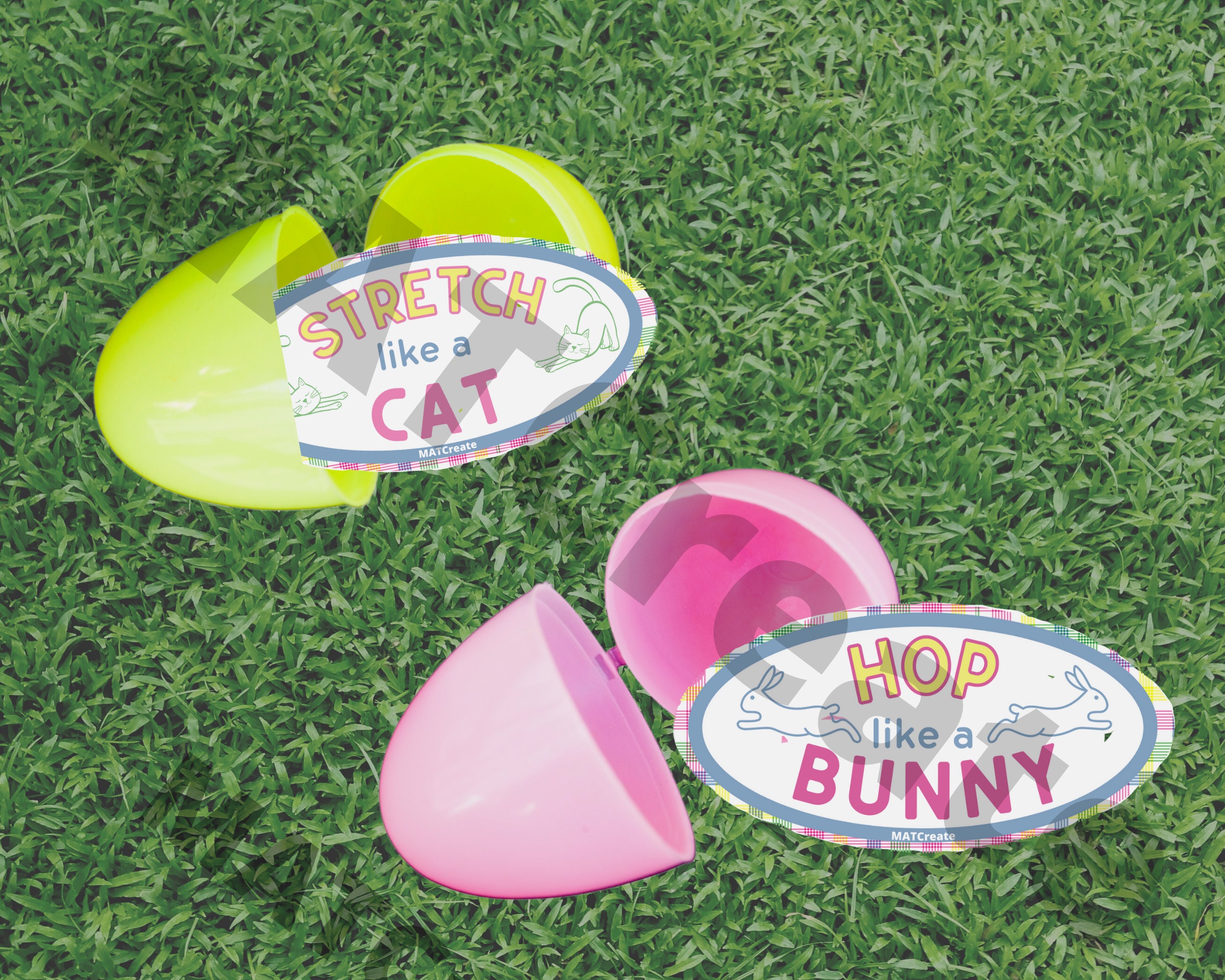 Action Easter Egg Hunt Clues- Digital Download - Etsy