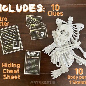 Skeleton Scavenger Hunt - Etsy