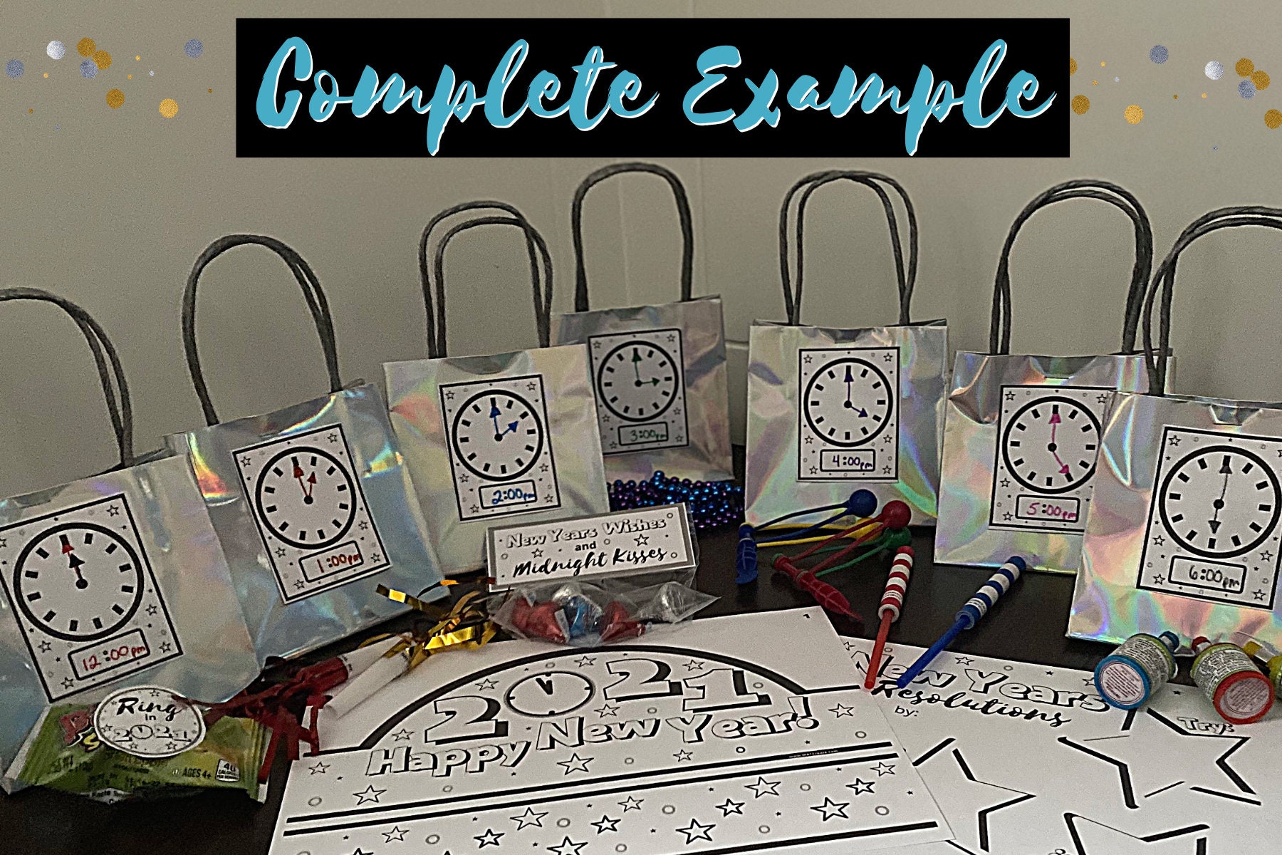 New Years Eve Kids Countdown - Etsy