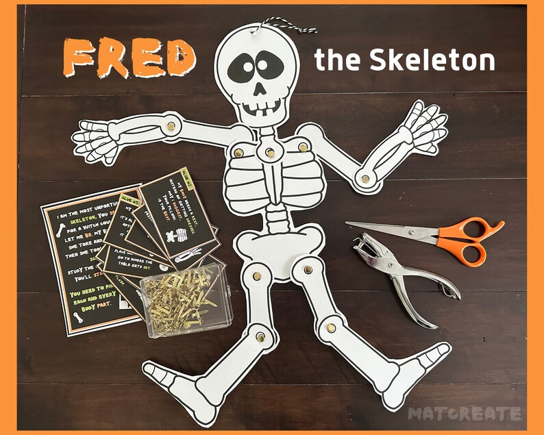 Skeleton Scavenger Hunt - Etsy