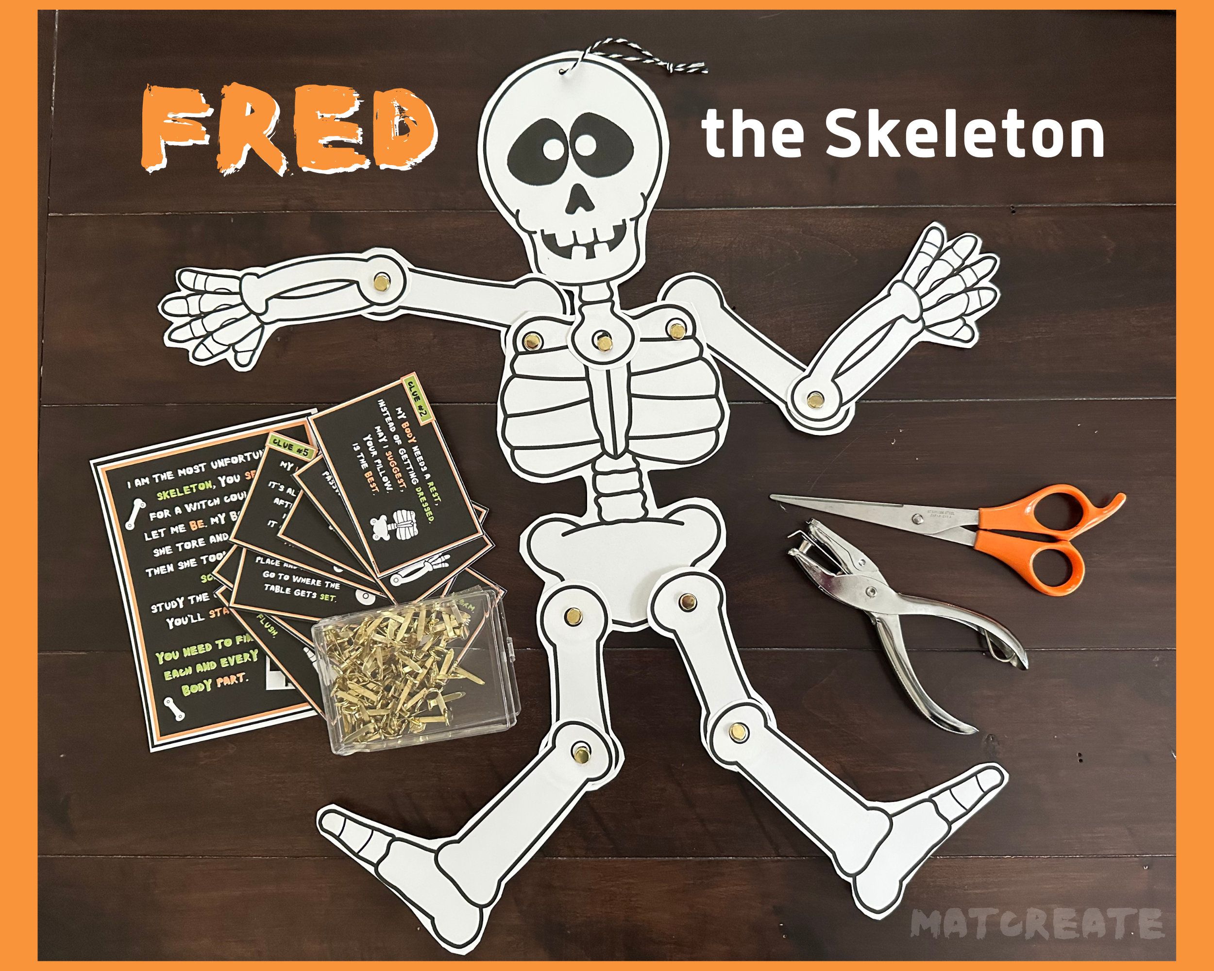 Skeleton Scavenger Hunt - Etsy