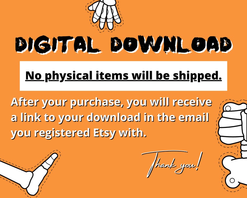 Skeleton Scavenger Hunt - Etsy