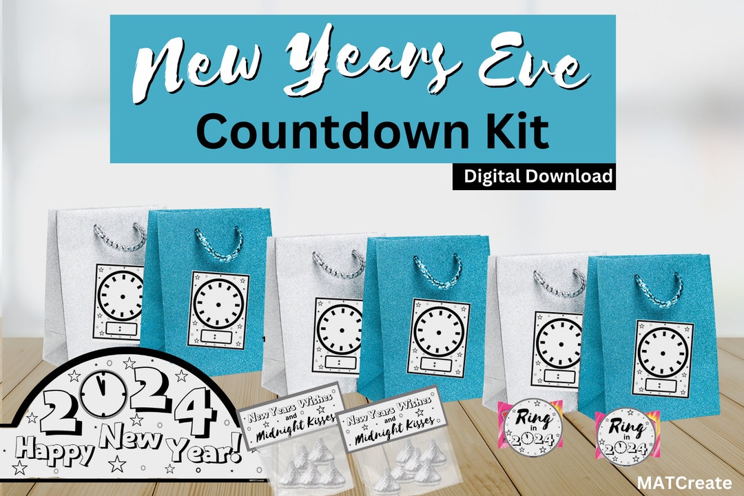 New Years Eve Kids Countdown - Etsy