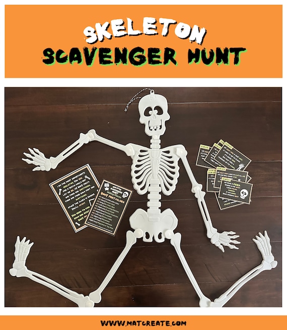 Skeleton Scavenger Hunt - Etsy