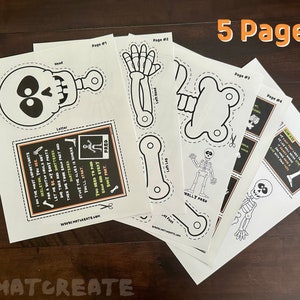 Skeleton Scavenger Hunt - Etsy