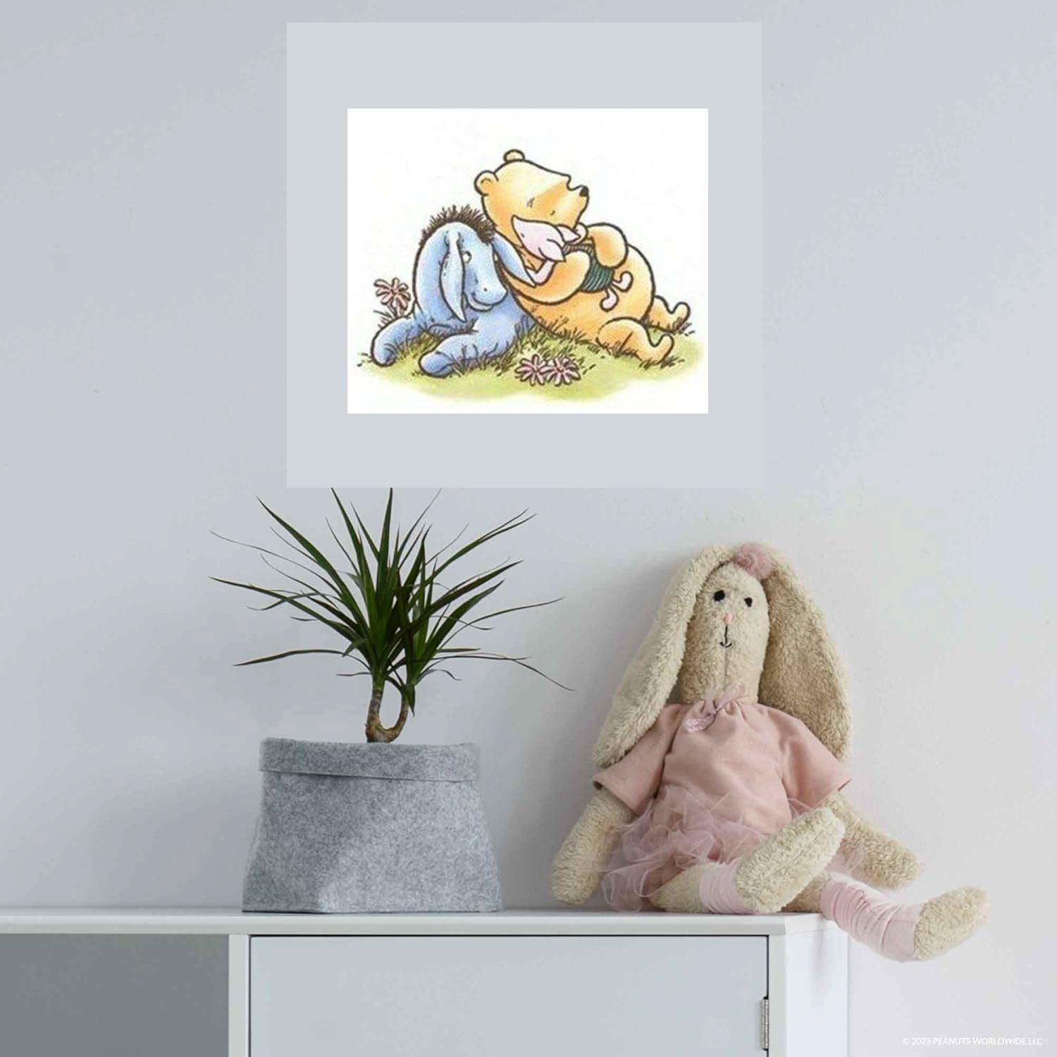 Baby Shower_classic Winnie Pooh Golden Moon Walt Disney_ Cross Stitch ...