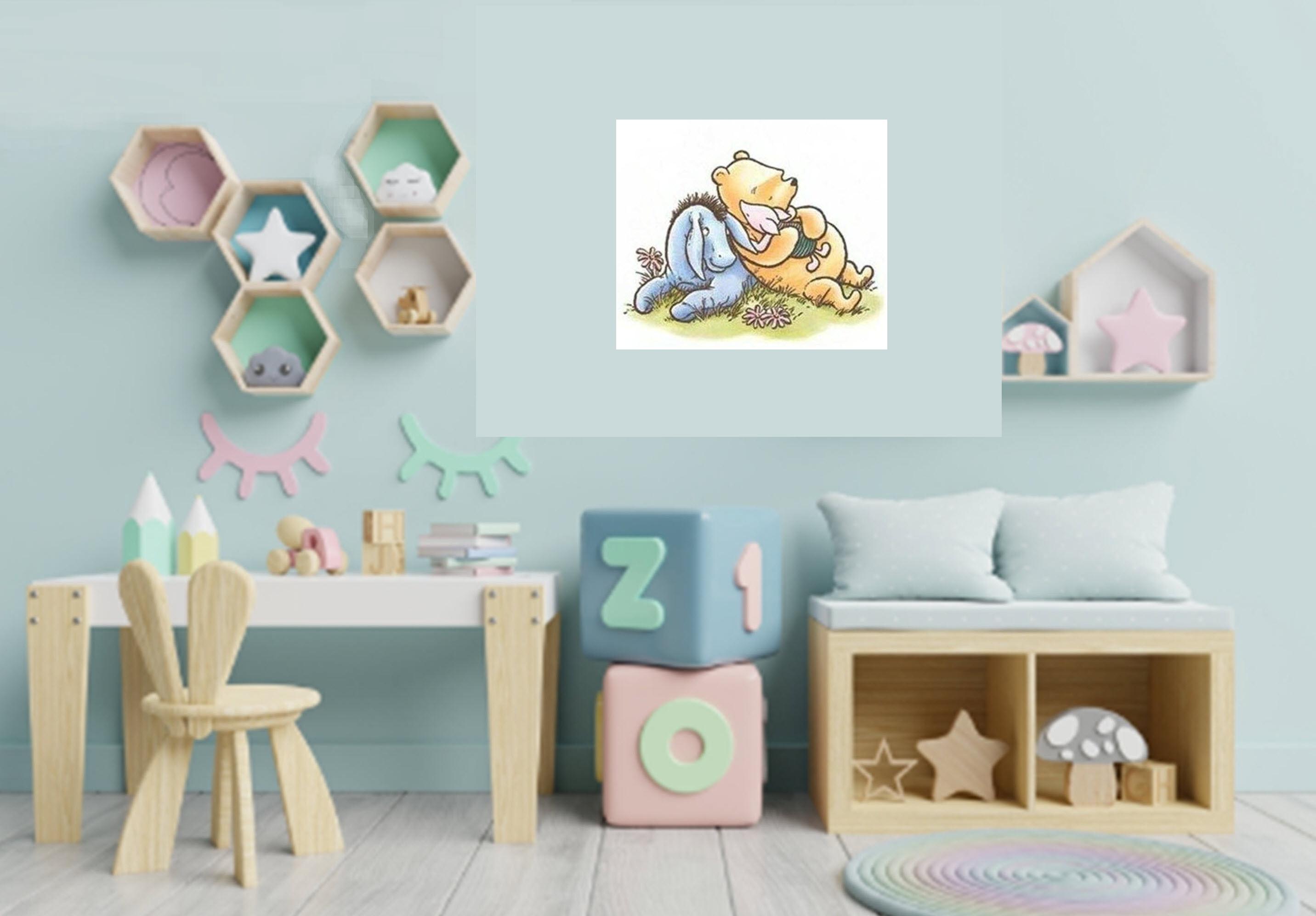 Baby Shower_classic Winnie Pooh Golden Moon Walt Disney_ Cross Stitch ...