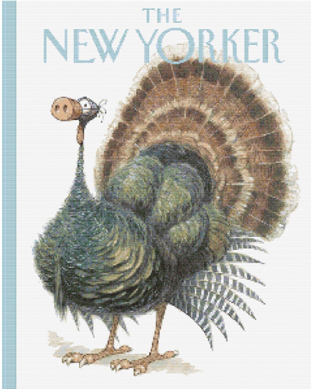 Vintage Turkey With Pig Nose Cross Stitch Pattern (PDF) - Etsy
