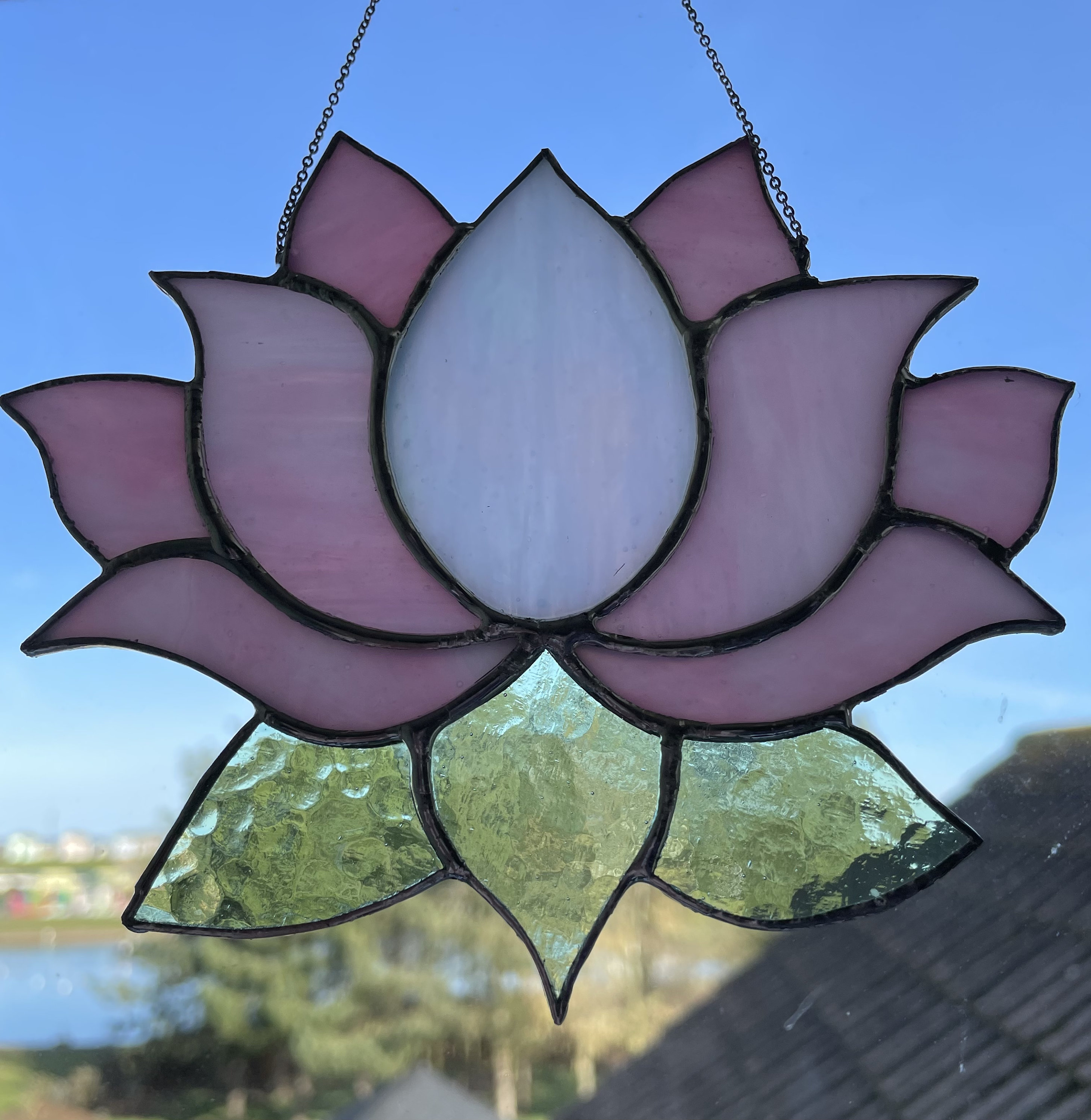 Stained Glass Lotus Flower - Etsy
