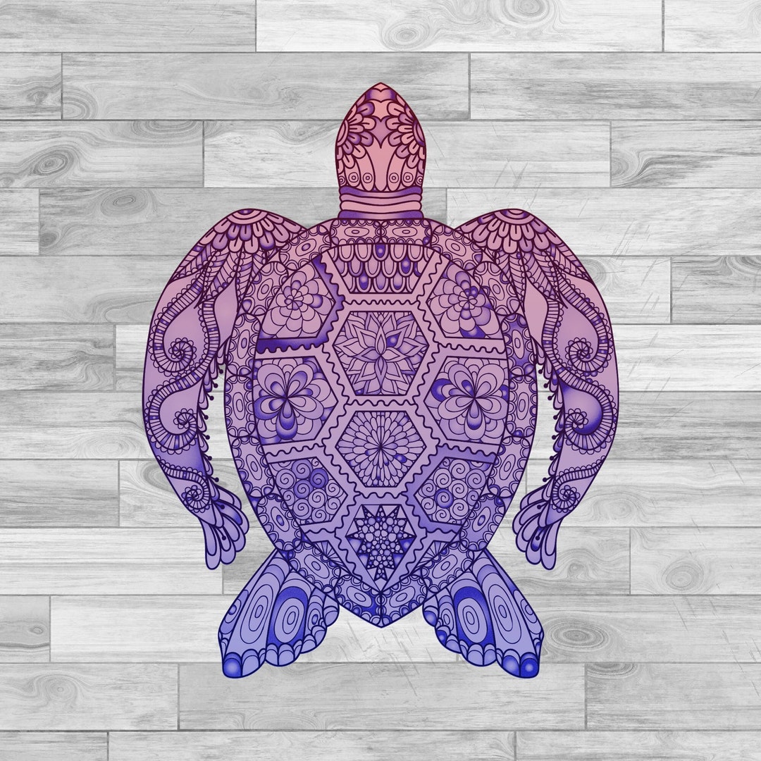 Turtle SVG, Aloha Turtle, Hibiscus Turtle, Palm Tree, Turtle Waves ...