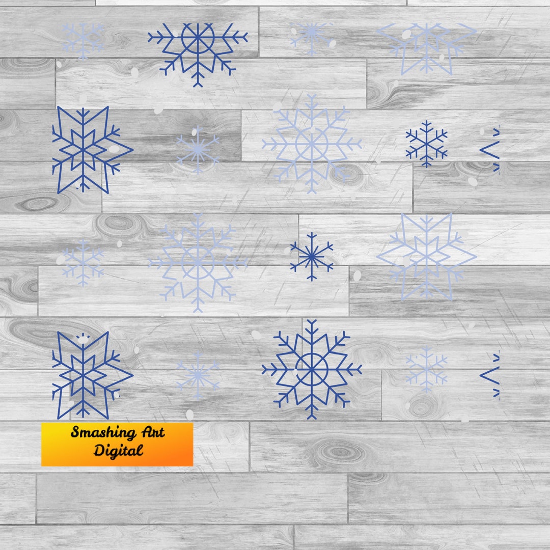 Snowflake Svg, Snowflake Png, Snowflake Svg Cut File, Overlay ...