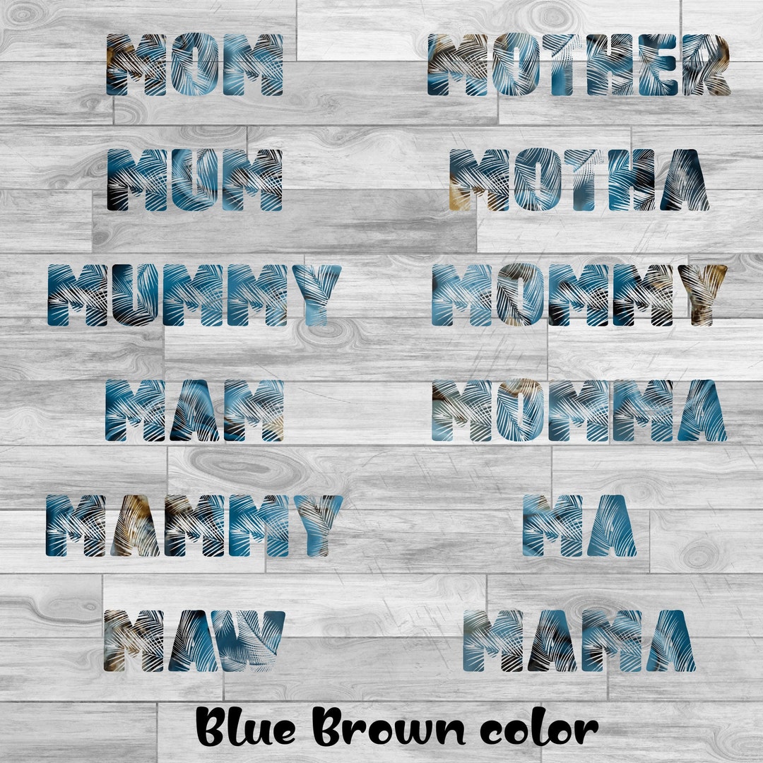 Custom Mom Svg, Mom Png, Personalized Mom Bundle, Maw Designs, Mom ...