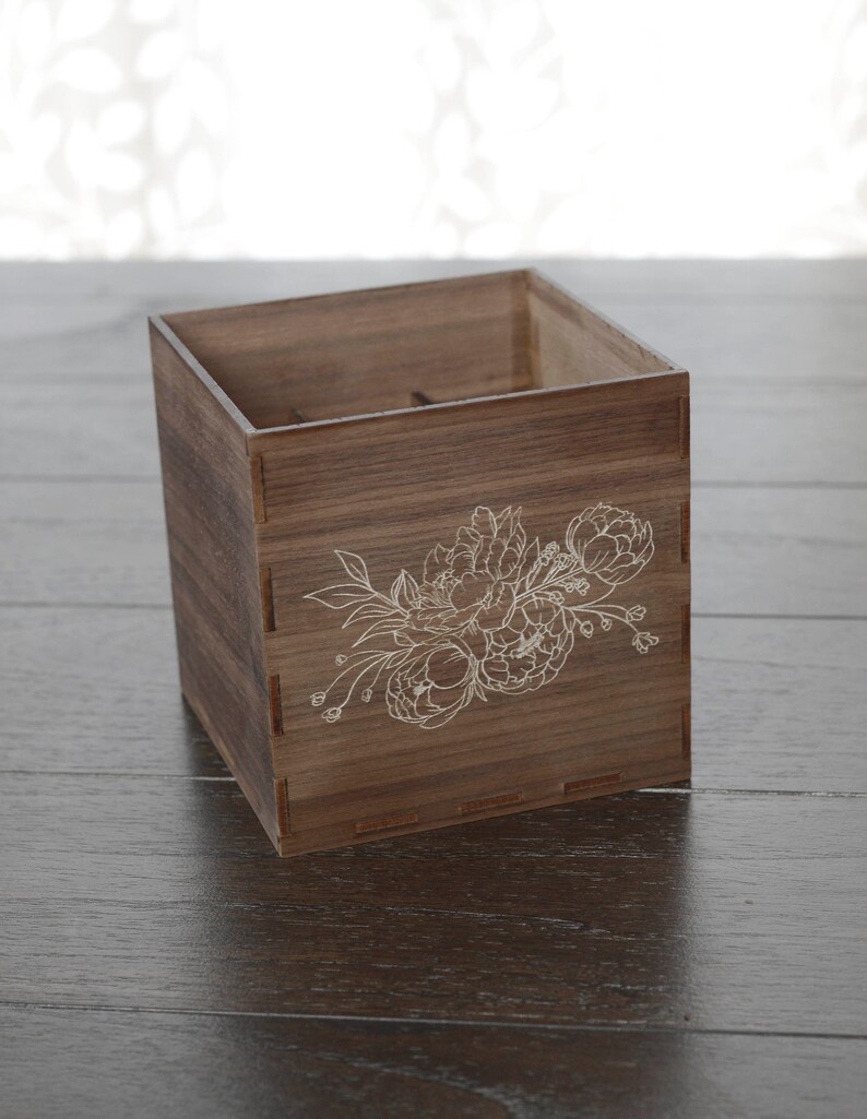 Engraved Walnut Box Gift for Friends - Etsy