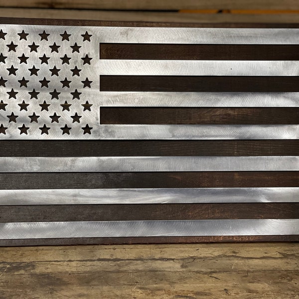 Rustic Metal Flag - Etsy
