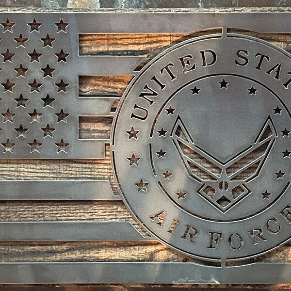 American Flag Metal Emblem - Etsy