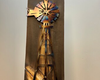 Windmill/ Farmhouse Windmill/ Wall Decor/ Barn Decor/ Rustic Windmill - Etsy