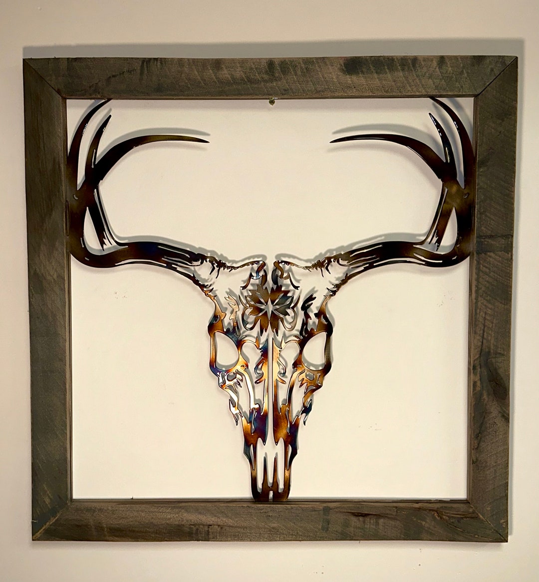 Rustic Deer Skull Decor - Etsy