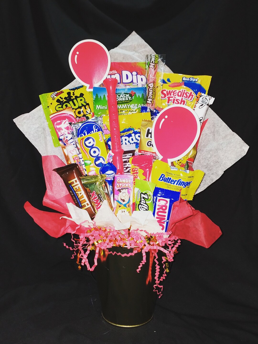 BIRTHDAY CANDY BOUQUET Birthday Candy Gift Get Well Candy - Etsy