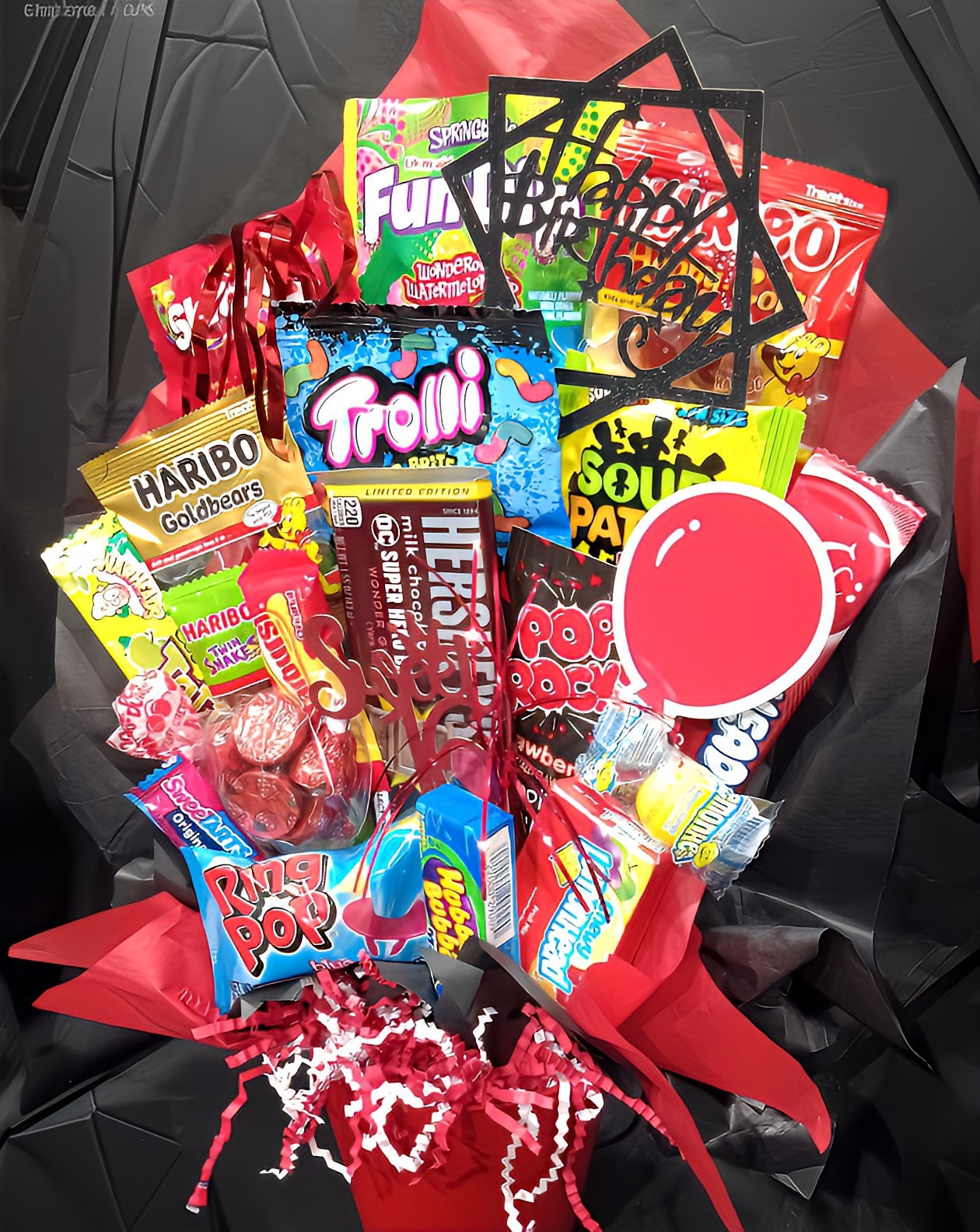 SWEET 16 CANDY BOUQUET, Sweet 16 Gift, Sweet 16 Candy Gram, Sweet 16 ...