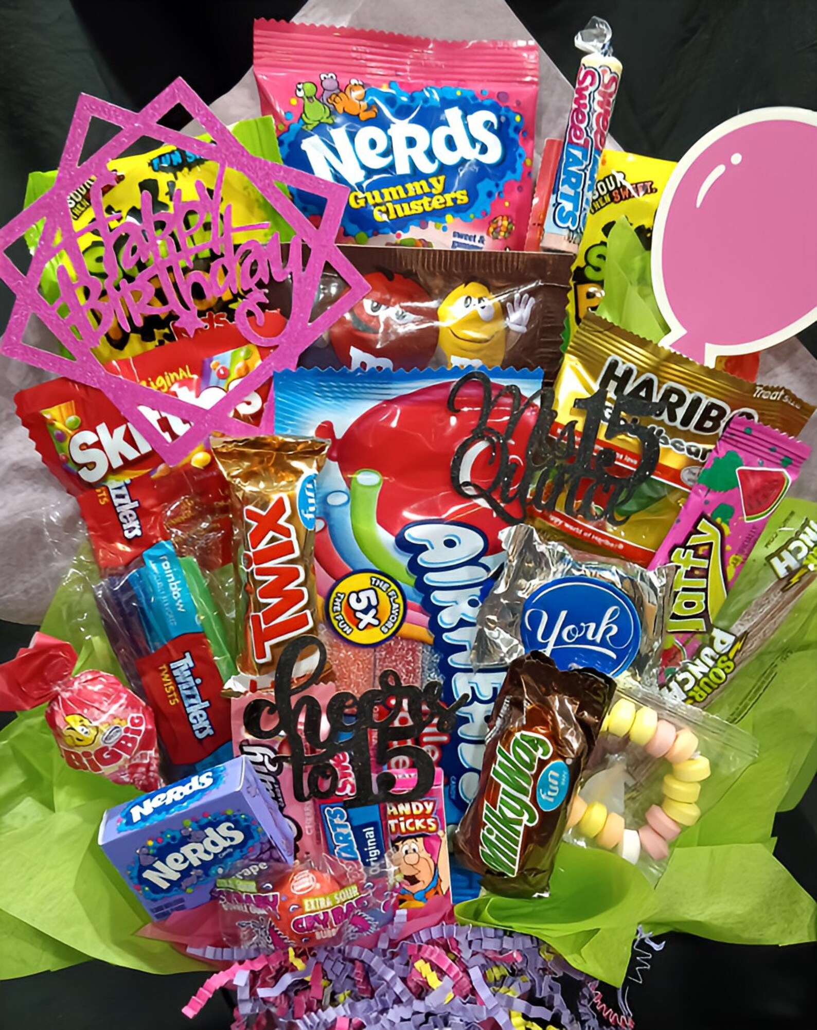 QUINCEANERA GIFT, Mis 15, SWEET 15 Candy Bouquet, Sweet 15 Gift ...
