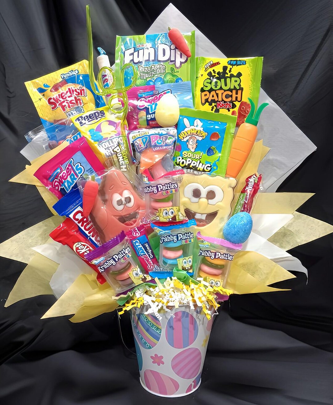 SPONGEBOB EASTER BASKET, Spongebob Easter Gift, Spongebob Gift, Kids ...