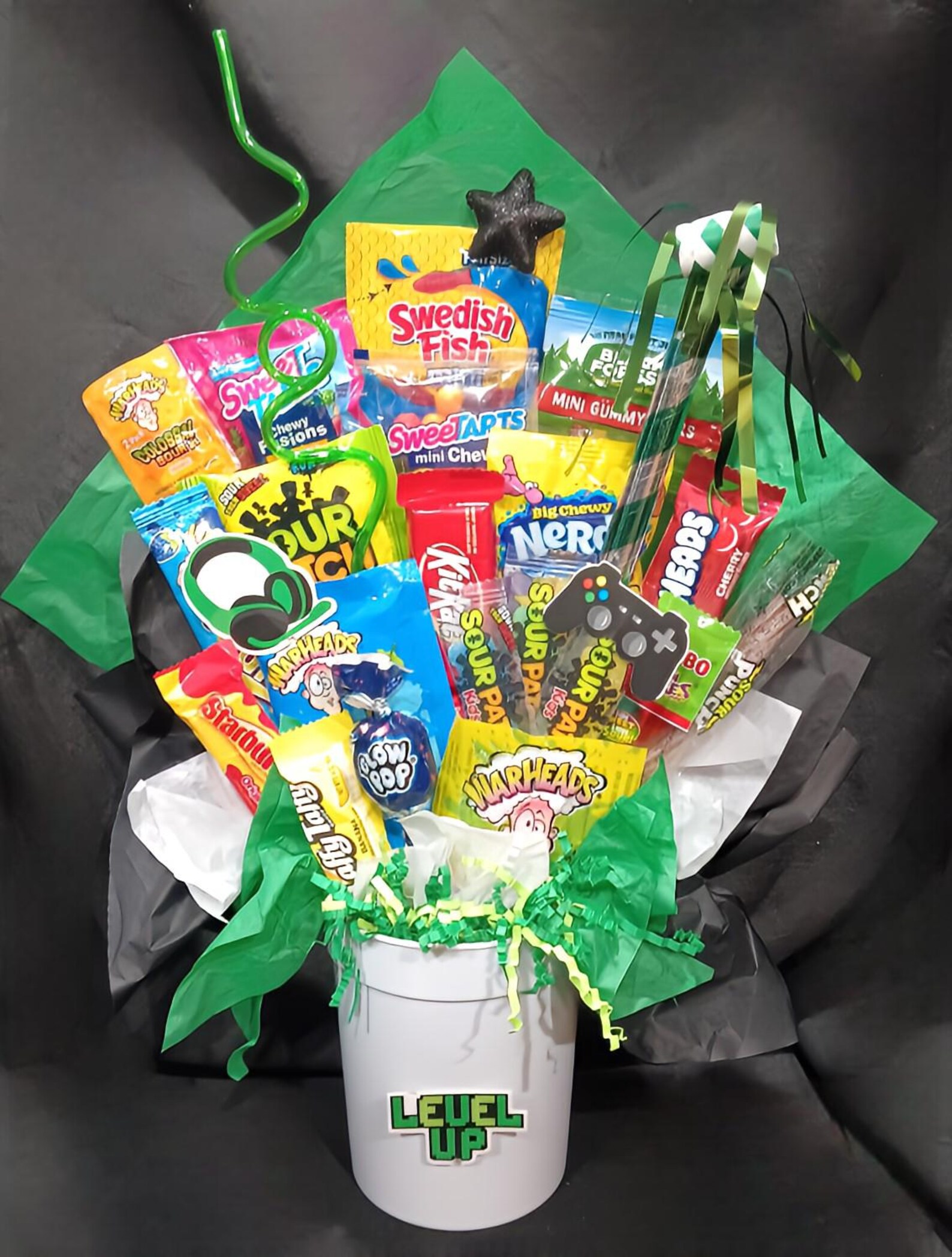GAMER CANDY BOUQUET, Gamer Gift, Gamer Birthday Gift, Gamer Get Well ...