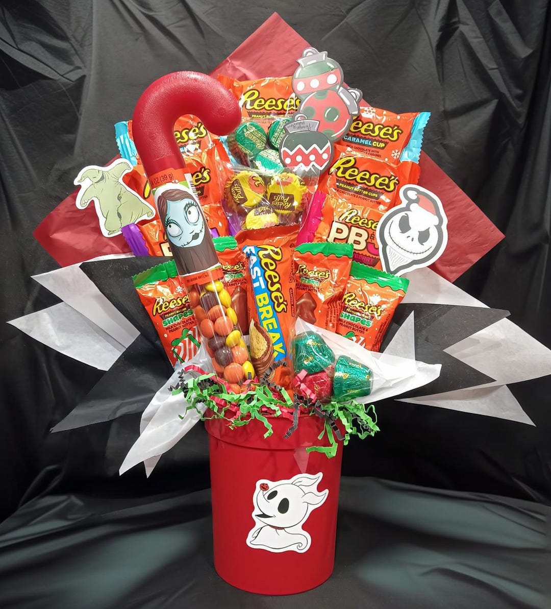 REESES CHRISTMAS GIFT, Nightmare Before Christmas, Holiday Candy Gram ...