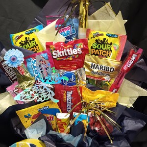 GET WELL GIFT, Get Well Soon Candy Bouquet, Birthday Candy Bouquet ...