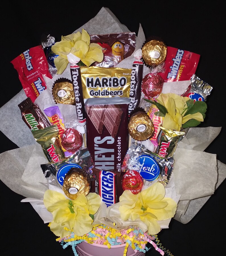 GET WELL Candy Bouquet, RECITAL Gift, Birthday Candy Gram, Get Well ...