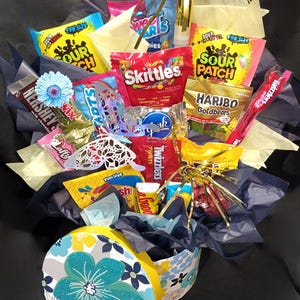 GET WELL GIFT, Get Well Soon Candy Bouquet, Birthday Candy Bouquet ...