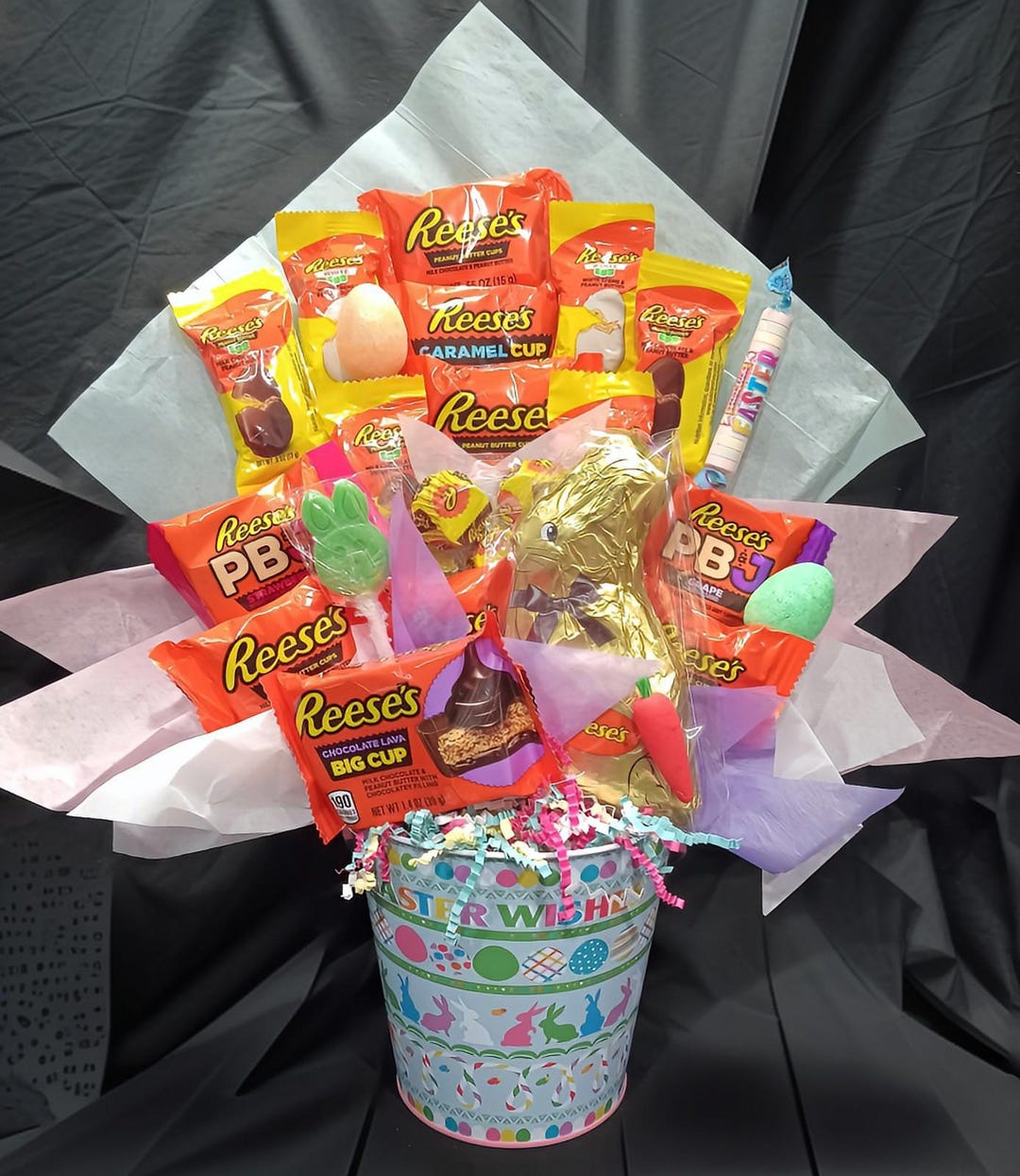REESES EASTER BASKET, Reese's Easter Gift, Reese's Gift, Family Easter ...
