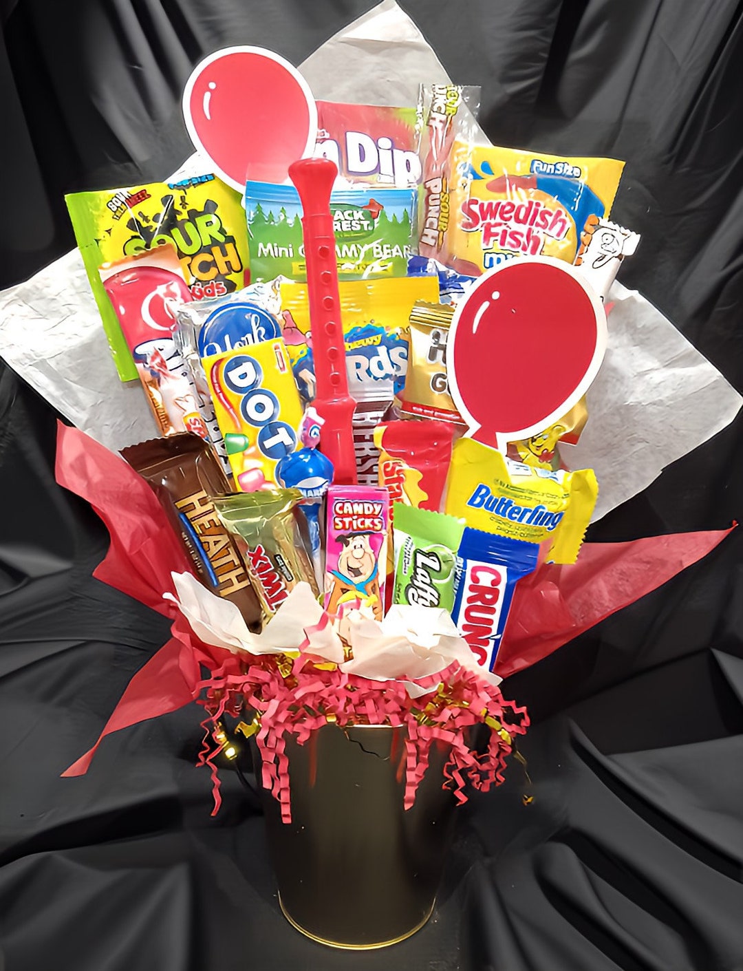 BIRTHDAY CANDY BOUQUET, Birthday Candy Gift, Get Well Gift, Recital ...