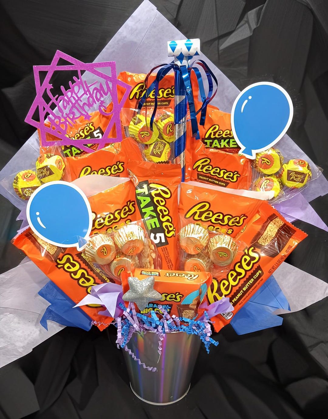 REESE'S BIRTHDAY GIFT, Reese's Gift, Reese's Candy Gram, Birthday Gift ...