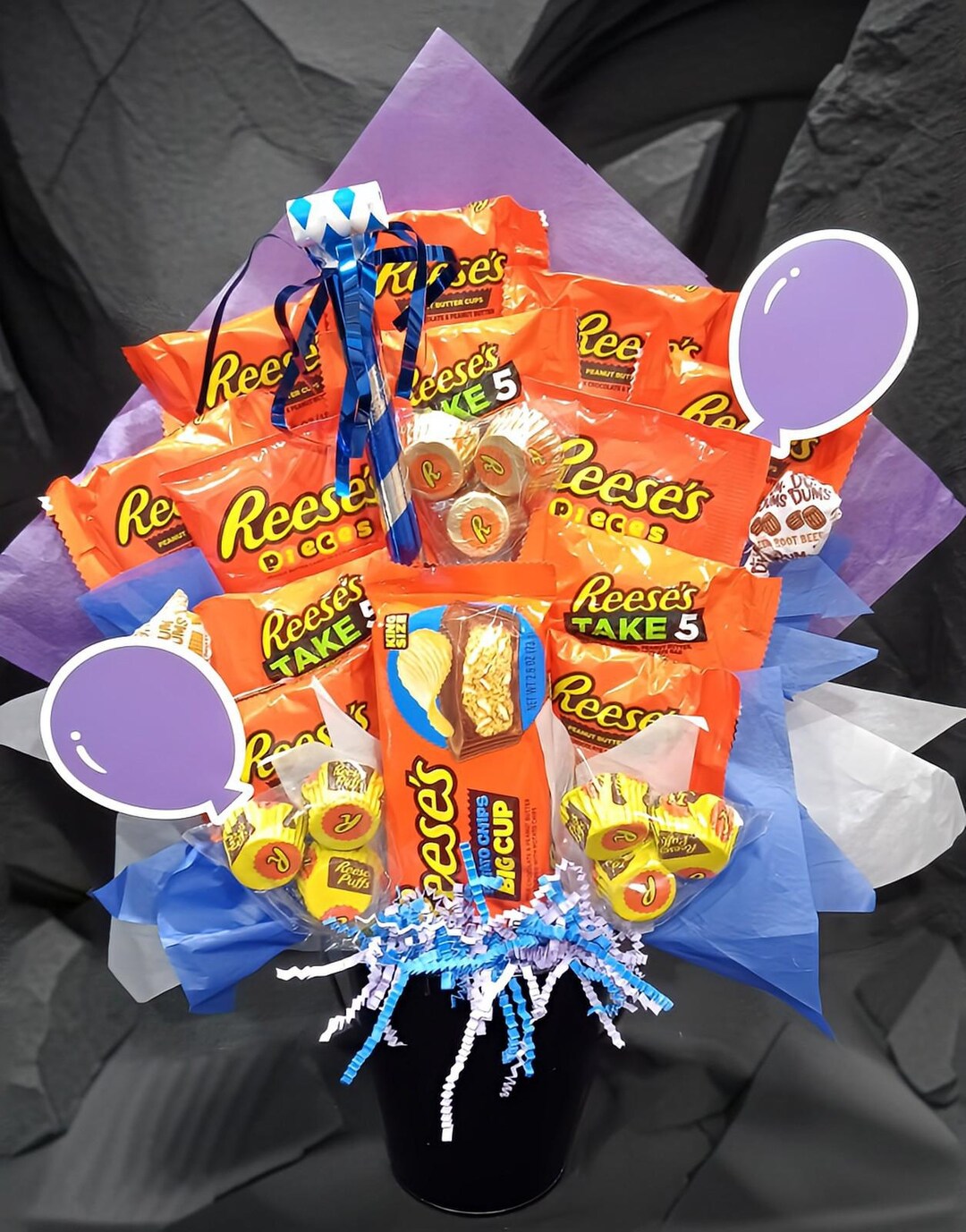 REESES BIRTHDAY GIFT, Reeses Gift, Reeses Bouquet, Reeses Gift Basket ...