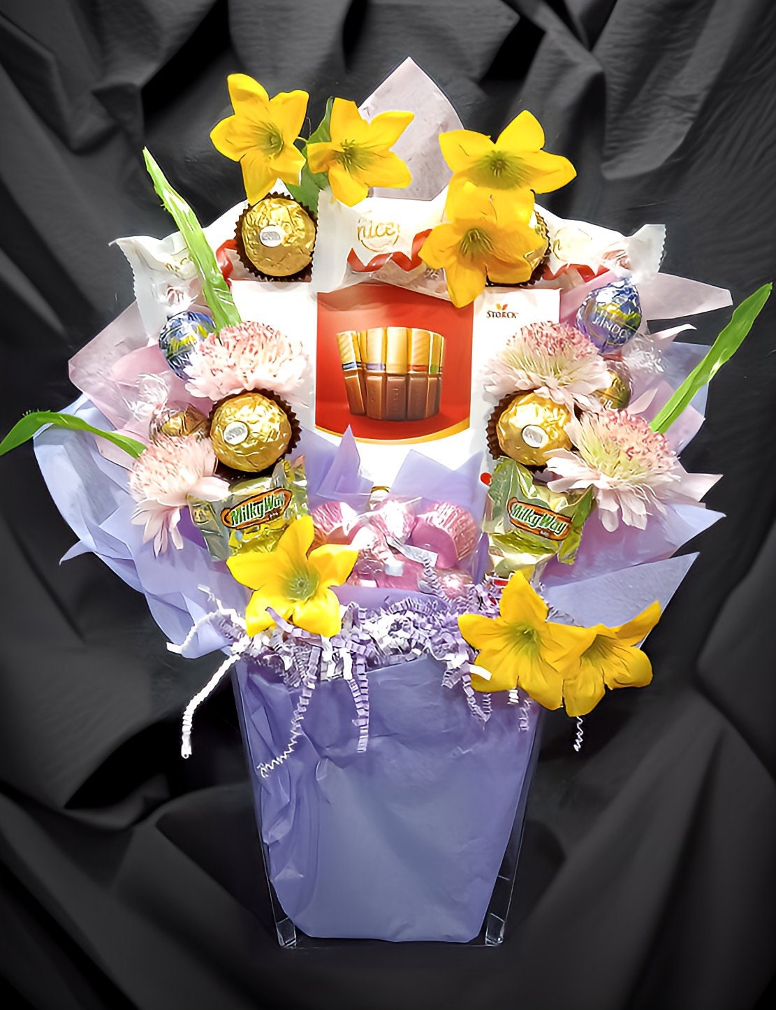 GET WELL GIFT, Birthday Gift, Chocolate Gift, Chocolate Candy Bouquet ...