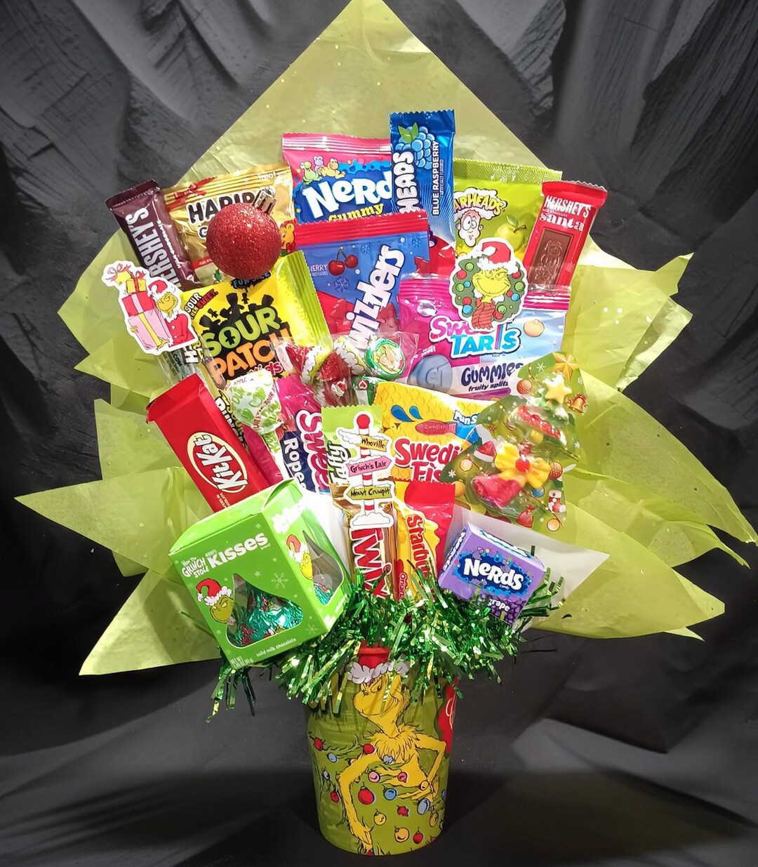 CHRISTMAS CANDY GIFT, Grinchmas Candy Gram, Grinch Gift, Christmas Gift ...