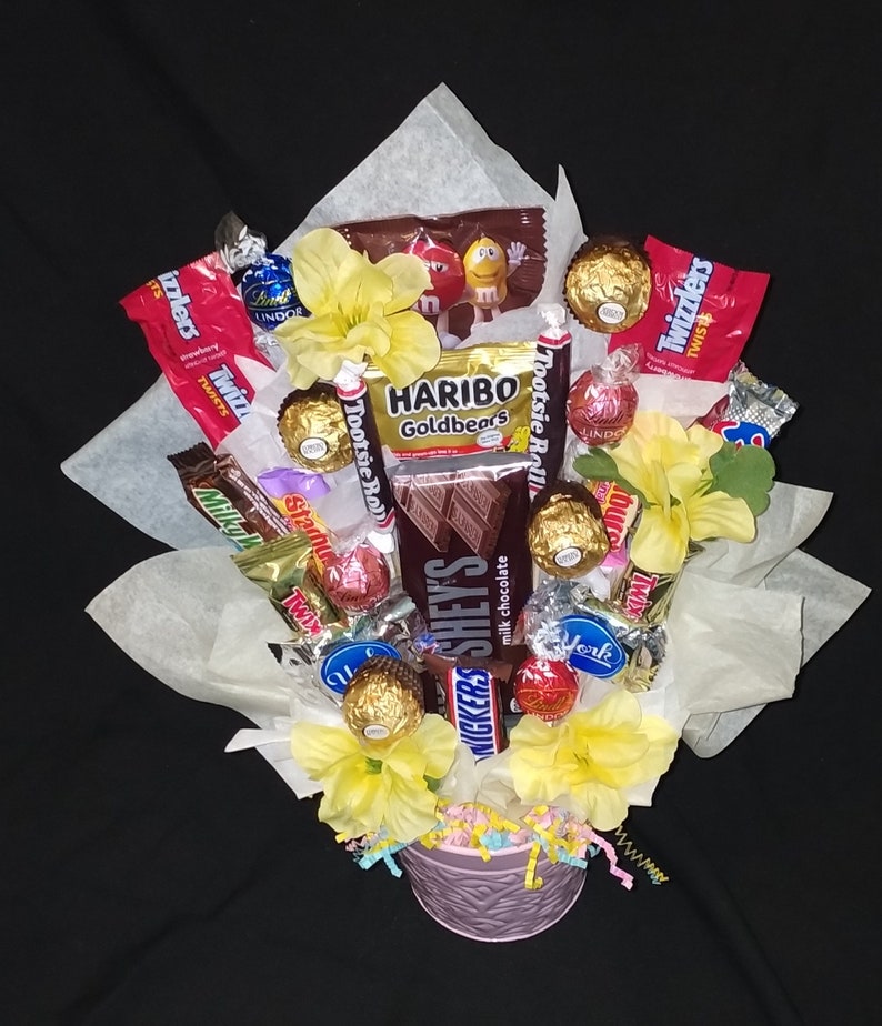 GET WELL Candy Bouquet, RECITAL Gift, Birthday Candy Gram, Get Well ...