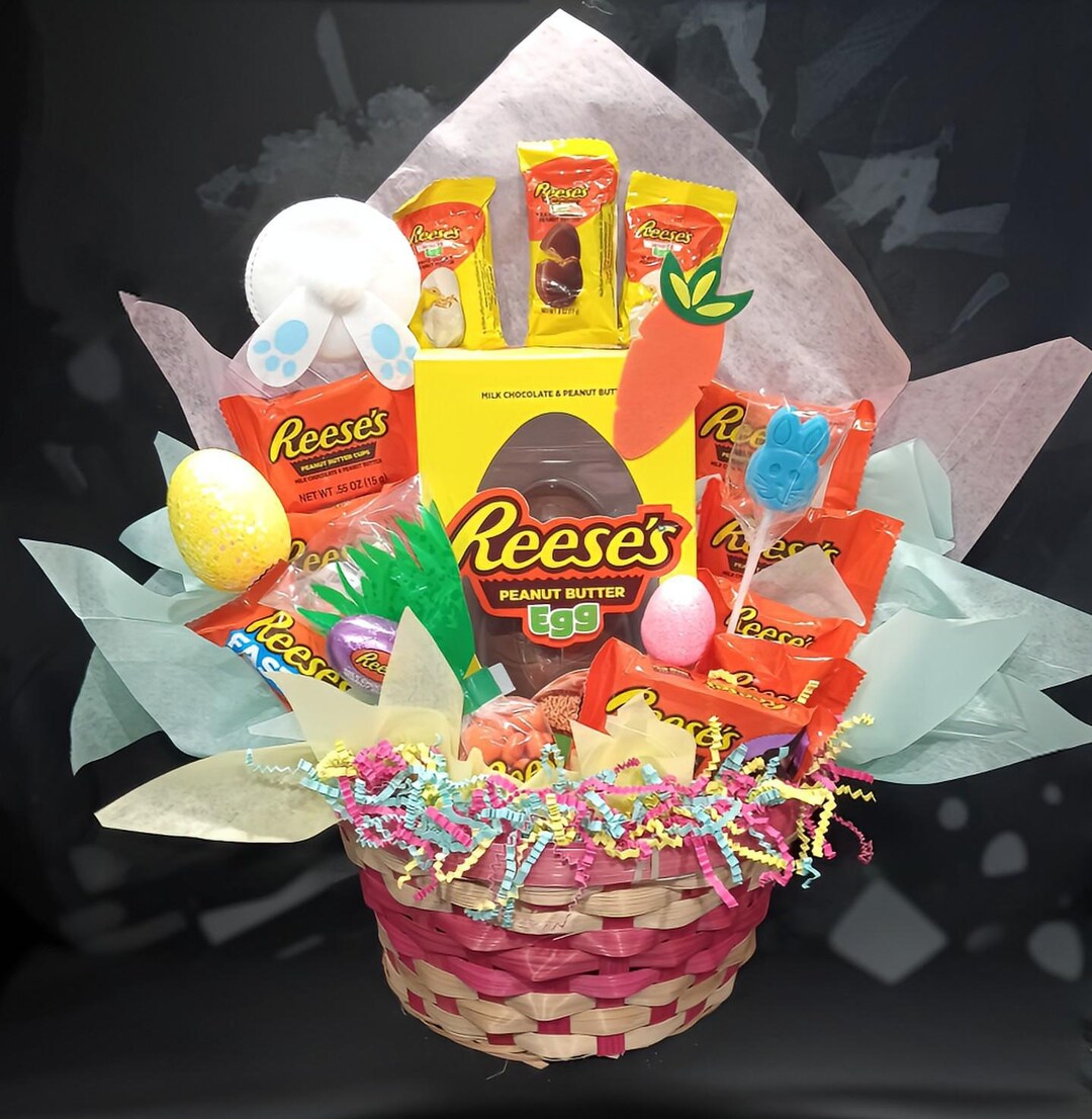 REESES EASTER BASKET, Reeses Easter Gift, Easter Gift, Reeses Gift ...